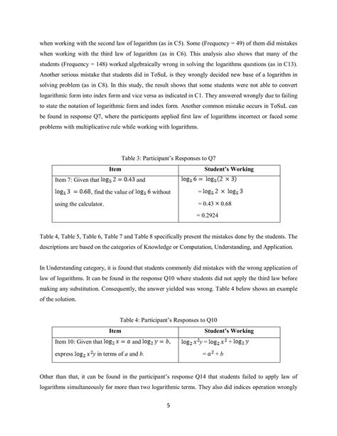 Working With Logarithms PDF