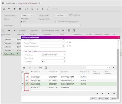 Acumatica Add Selected Checkbox Column In Lookup Screen And Enable