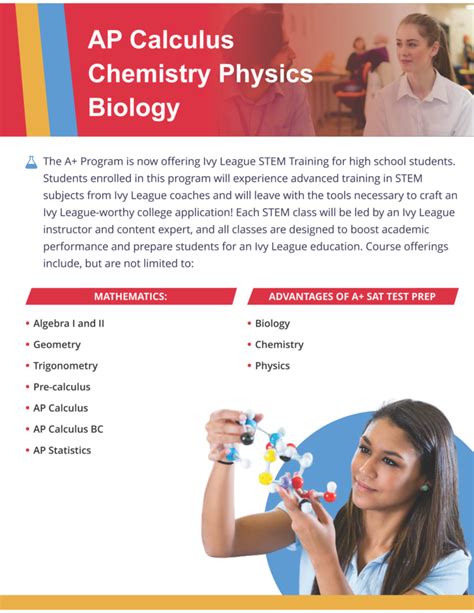 Summer AP Calculus Physics Chemistry Biology