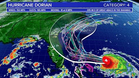 Hurricane Dorian Update Latest Track Spaghetti Models