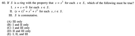 Abstract Algebra Gre 9768 60 1 Does St2s2t2 Imply Ss0