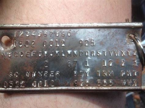 1962 64 Body Plate Decoder For C Bodies Only Classic Mopar Forum