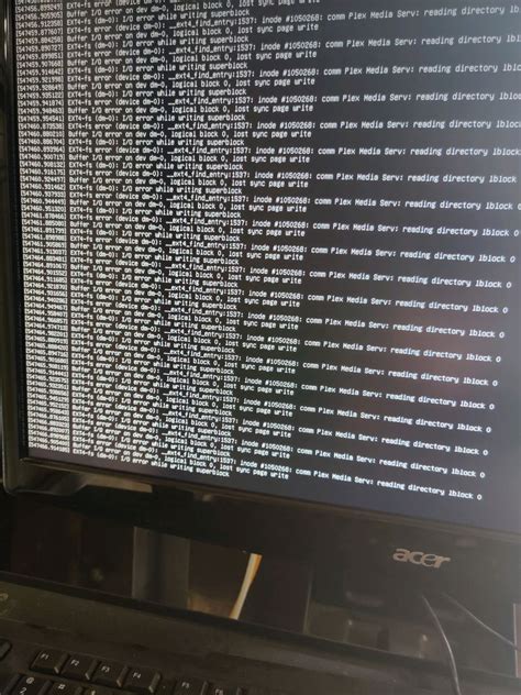 Buffer Io Error Ext4 Fs Error General Openmediavault