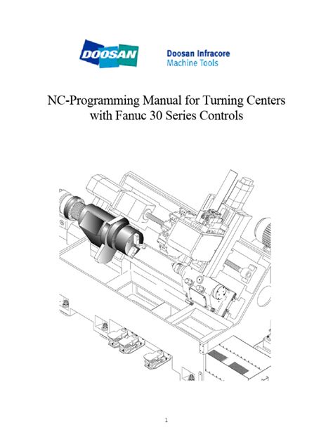 Nc Programming Manual For Turning Centers With Fanuc 30 Series Controls Pdf Machining