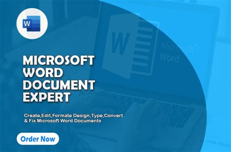 Create Edit Format Design Microsoft Word Documents By Ahmaddost Fiverr