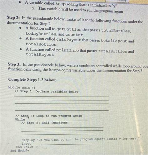 Solved This Lab Requires You To Write A Complete Program