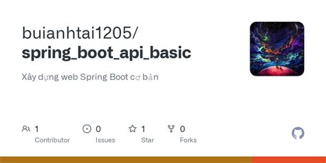 GitHub buianhtai spring boot api basic Xây dựng web Spring Boot cơ bản