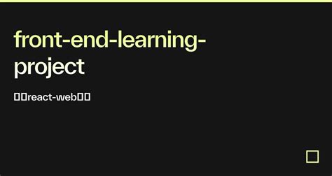 Front End Learning Project Codesandbox