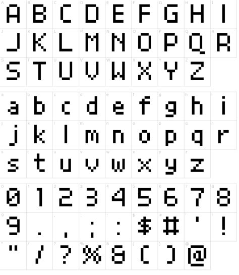 Pixel Font Vector Png Images Pixel Vector Font Design 48 Off