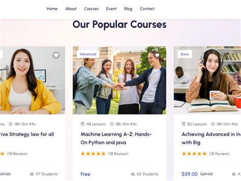 Professionals Education Website By Html Css Javascript Bootstrap Upwork