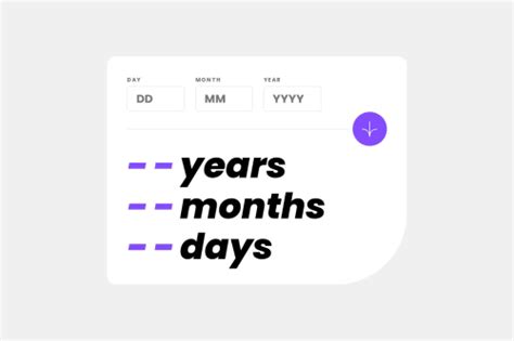 frontend mentor age calculator app using css grid flexbox and luxon