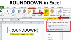 ROUNDDOWN In Excel Formula Examples How To Use ROUNDDOWN