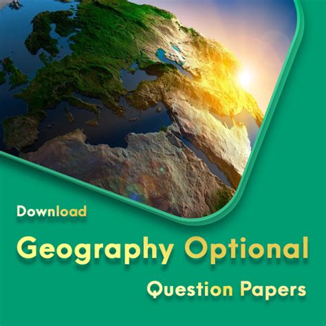 Physical Geography Geography Optional Notes Pdf Upsc