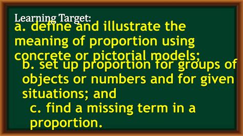 Math 6 Understanding Proportion Pptx