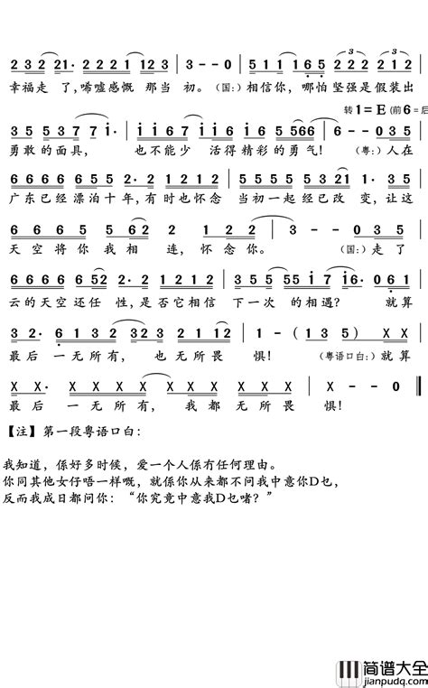 广东爱情故事简谱歌词广东雨神演唱陈洲宏记谱 免费下载 简谱之家 广东爱情故事简谱歌词广东雨神演唱陈洲宏记谱 免费下载 简谱之家