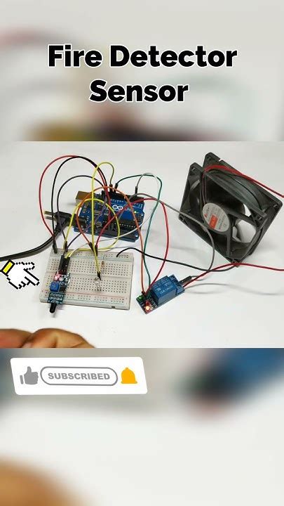 Fire Security System Using Arduino Flame Sensor Flame Sensor
