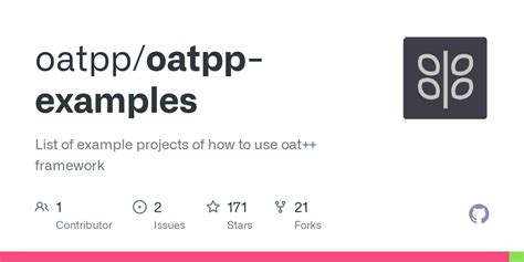 Github Oatpp Oatpp Examples List Of Example Projects Of How To Use Oat Framework