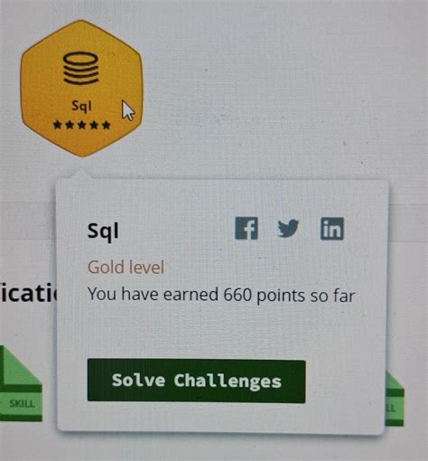Sakshi Pathak On Linkedin Got 5 Star In Hackerrank In Sql