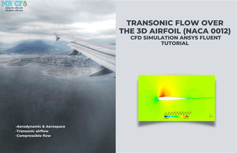 Transonic Flow Over The D Airfoil Naca CFD Simulation