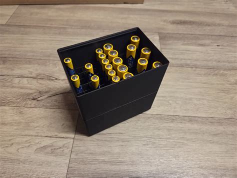 Gridfinity 3x2 Battery Box Aaandaaa Stackable By Trycer Makerworld Download Free 3d Models