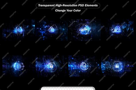 Premium Psd Cybersecurity And Global Communication Secure Data Network