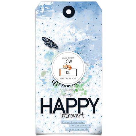 Happy Introvert By Gaelle Tome Digital Scrapbooking