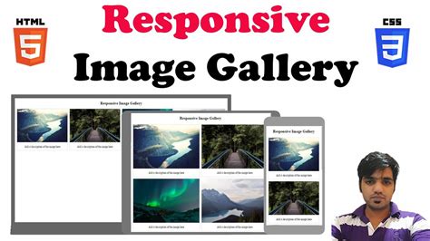 Responsive Image Gallery Using HTML CSS Very Easy YouTube