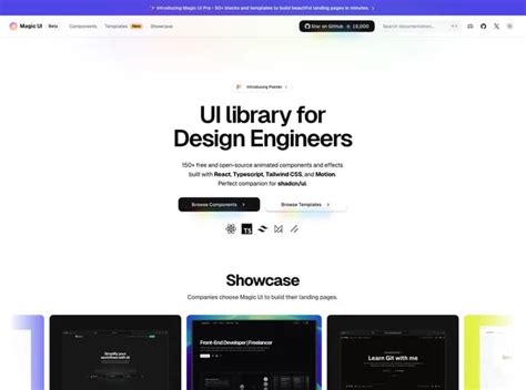next js templates free shadcn ui components