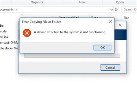 How To Fix A Device Attached To The System Is Not Functioning Error MacTip