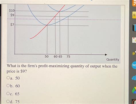 Solved What Is The Firms Profit Maximizing Quantity Of
