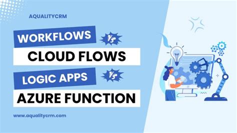 Dynamics Automation Workflows Vs Cloud Flows Vs Logic Apps Vs Functions AqualityCRM