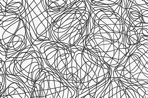 Premium Photo Gray Line Drawings Of Organic Shapes Background