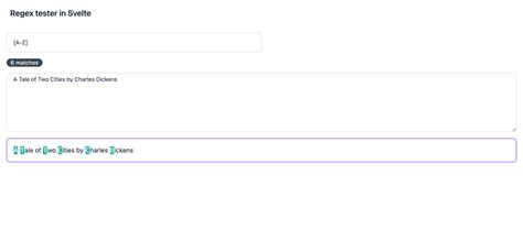 [self promotion] a minimalistic regular expression match finder and