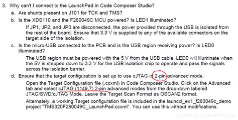 ccs 连不上f280049c launchpad 的问题 c2000f28069m连接不上 csdn博客