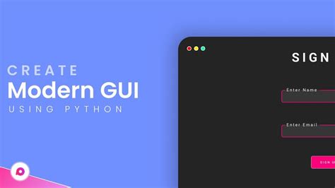 creating a futuristic gui using python genspark