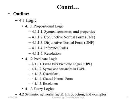 unit4 knowledge representation pdf artificial intelligence technology and computing