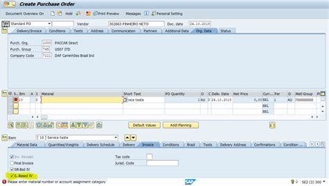 Solved S Based Iv Service Based Invoice Verification Sap Community