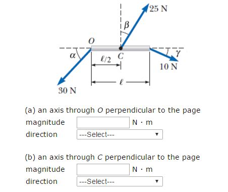 Solved Calculate The Net Torque Magnitude And Direction On Chegg