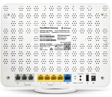 netcomm nf18 cloudmesh mesh networking gateway
