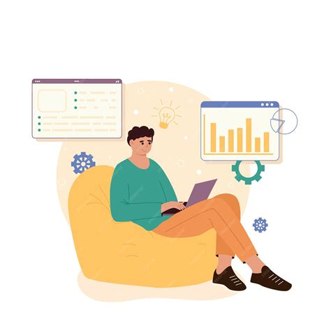 Premium Vector Content Management System Concept Design Or Cms Concept Design Software Development