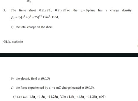 The Finite Sheet 0 Leq X Leq 1 0 Leq Y Leq 1 On The Z 0 Plane Has A