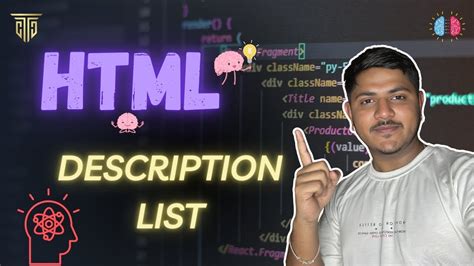Understanding Html Description Lists Easy Tutorial For Beginners Hindiurdu Cyber Tech