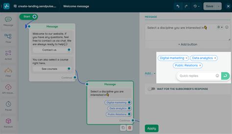 How To Create An Automated Live Chat Flow For Your Website SendPulse