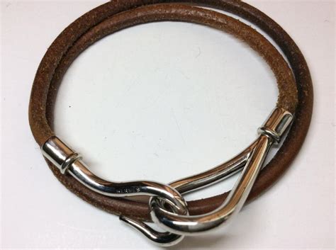 A 50 エルメス ブレスレット チョーカー レディース シルバー×ブラウン メルカリ