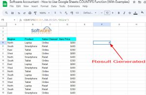 How To Use Google Sheets COUNTIFS Function With Examples