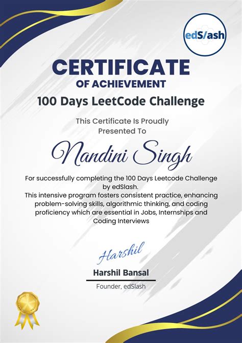 Nandini S On Linkedin Excited To Share That I Have Successfully