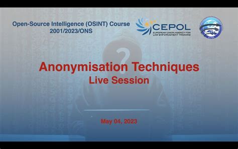 Ioan Cosmin Mihai On Linkedin Osint Opensourceintelligence Anonymization