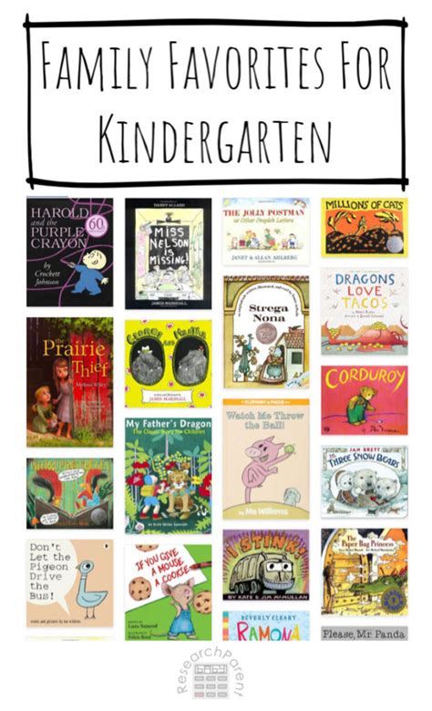 Favorite Books For Kindergarten