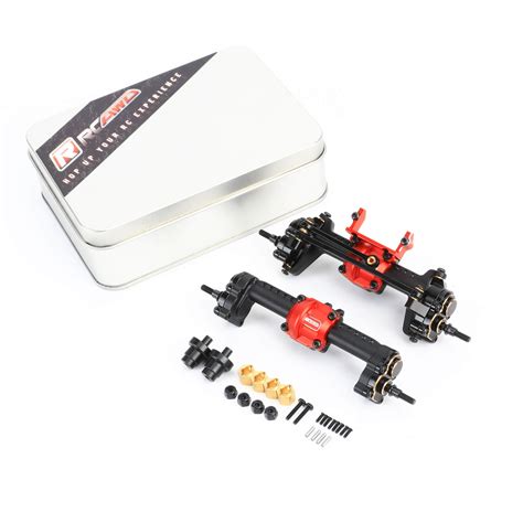 Rcawd Front Rear Portal Axle And Diff Locker For 124 Fms Fcx24 Fms Lc80 K5 Series Ebay