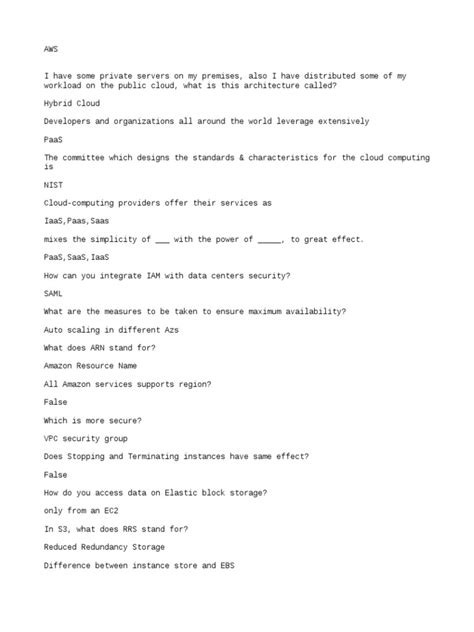 Aws Pdf Cloud Computing Amazon Web Services